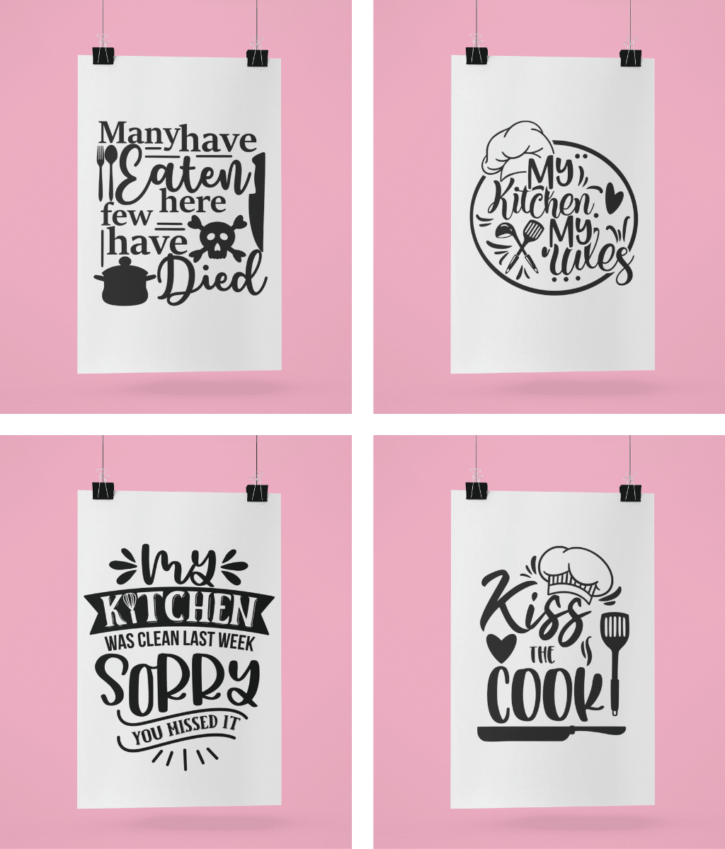 Funny Kitchen Prints Bundle 2 - Funny Wardrobe UK